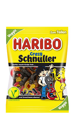 Haribo - Crazy Comforter - 175 g bag / Crazy Schnuller – Lucullus Shop