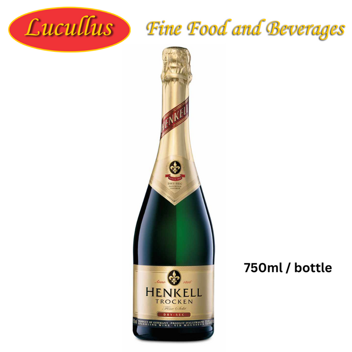HENKELL - TROCKEN DRY SEKT TROCKEN / SPARKLING DRY WINE 750ML ...