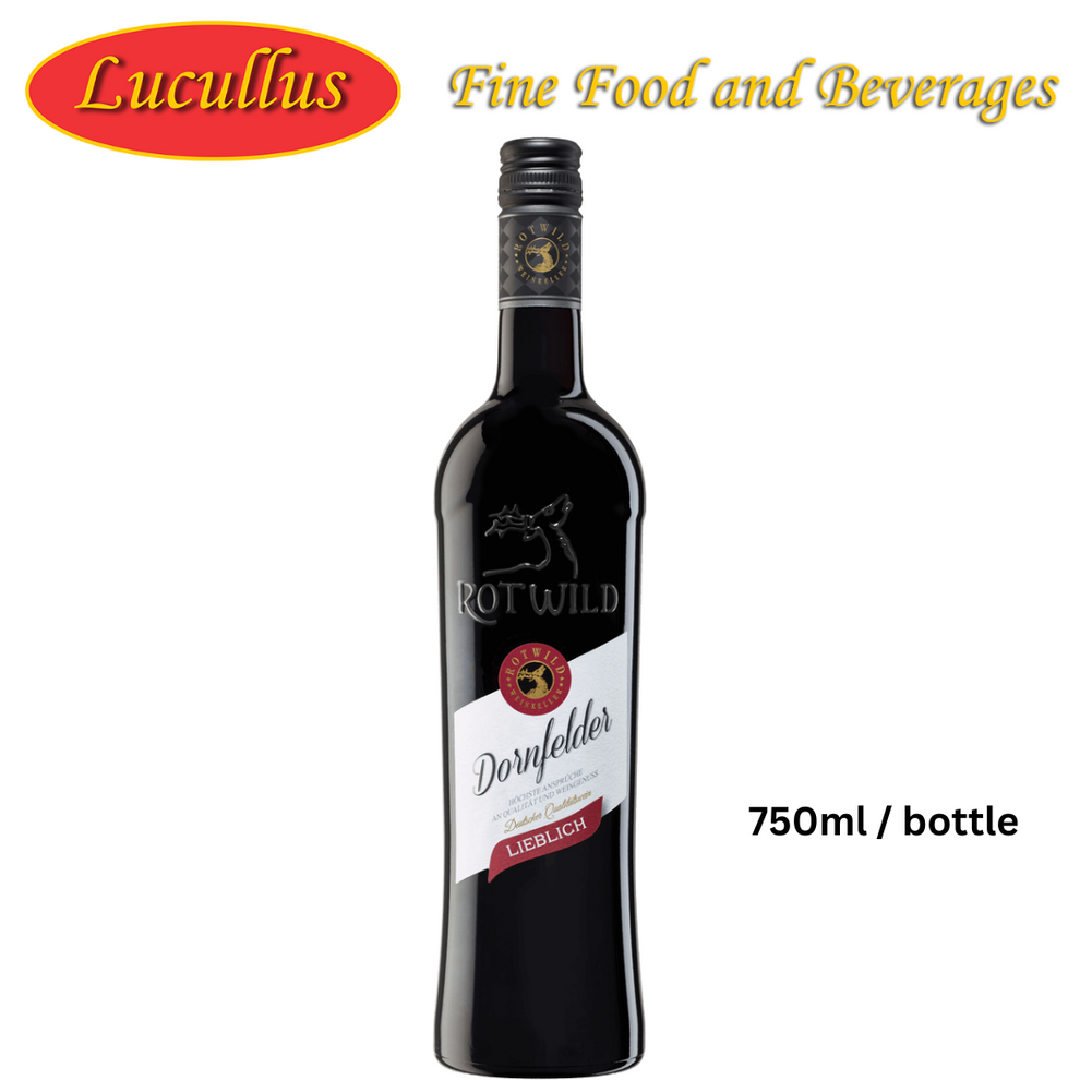 ROTWILD - DORNFELDER ROTWEIN LIEBLICH QBA / RED SWEET WINE 750ML ...
