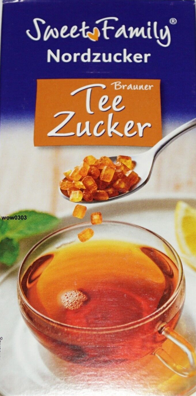 Nordz Brauner teezucker/Nordz brown tea sugar 500g – Lucullus Shop