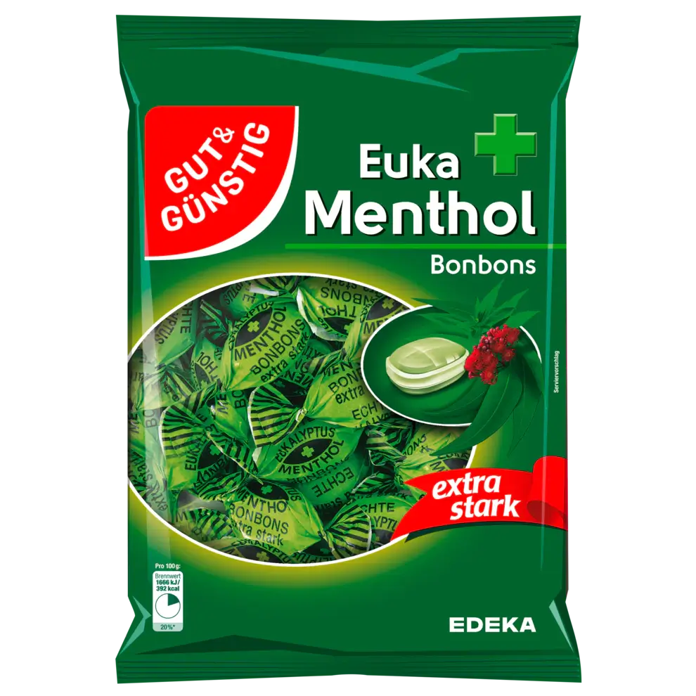 Edeka - Eucalyptus Candies - 200 g bag / Eukalyptus-Bonbons – Lucullus Shop