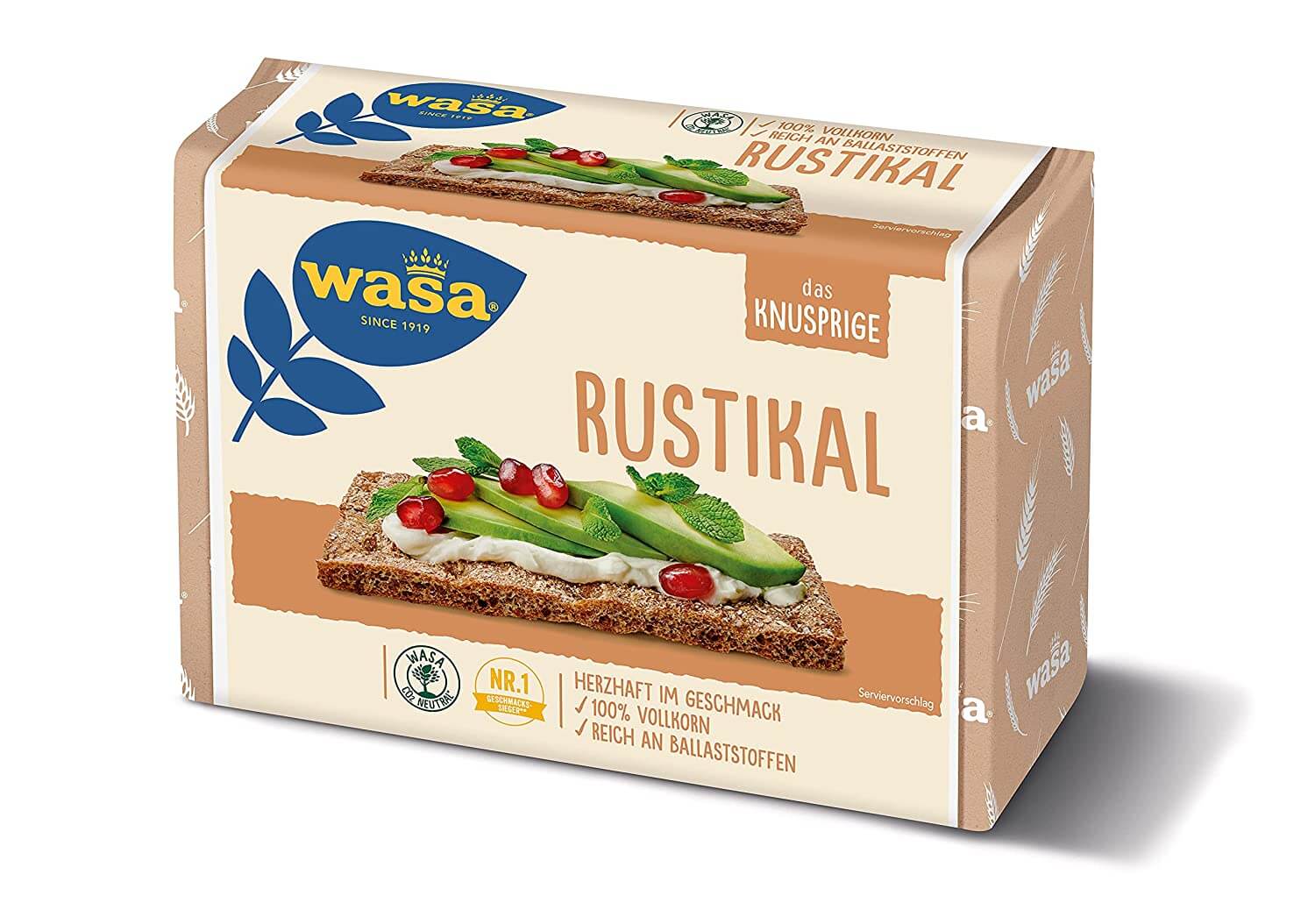 Wasa - Rustic Crisp Bread - 275 g pck / Rustikales Knäckebrot ...